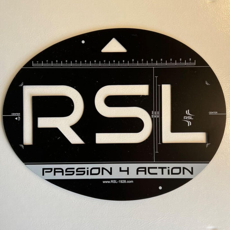 RSL Logo / stencil – badminton & squash – KetcherCentralen